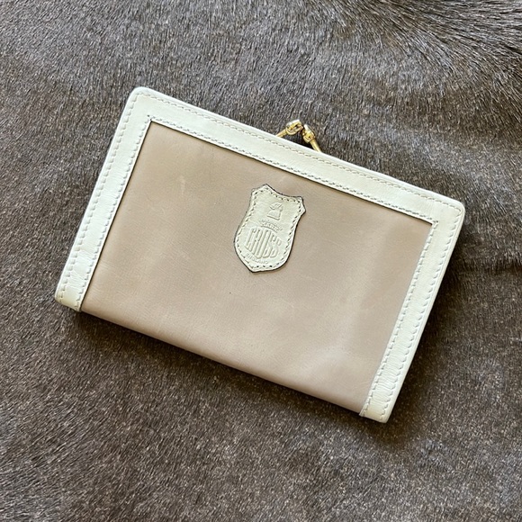 Mark Cross | Bags | Mark Cross Vtg Leather Bi Fold Snap Wallet Travel ...